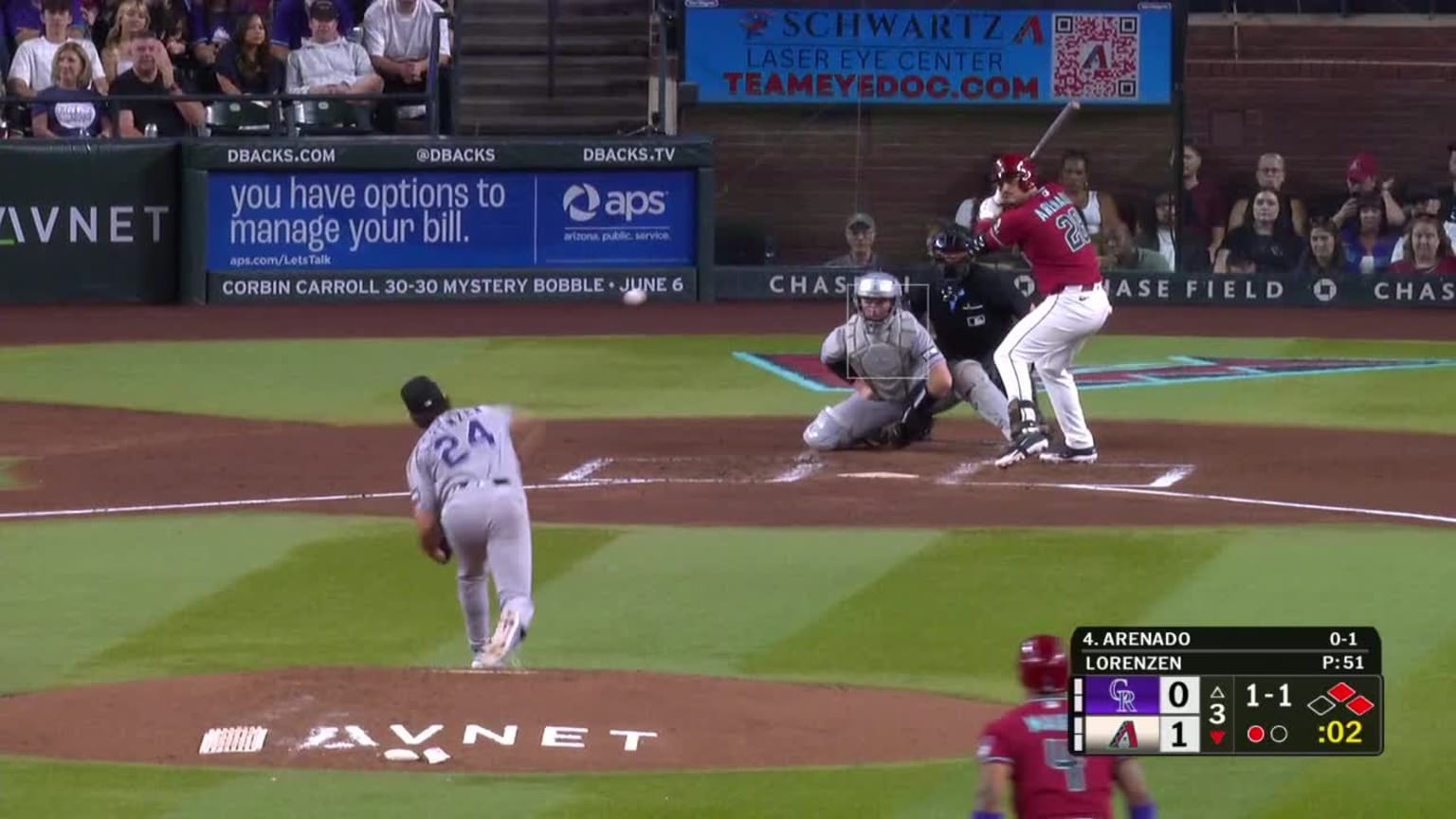 Nolan Arenado's two-run double | 05/23/2026 | Arizona Diamondbacks