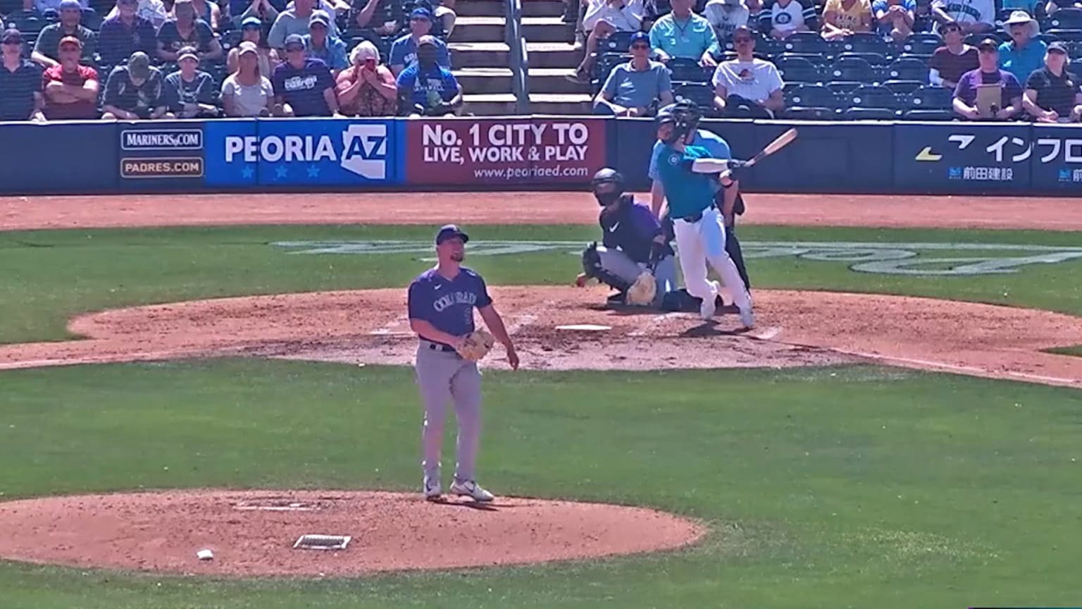 Mitch Haniger's two-run homer | 03/19/2024 | Seattle Mariners