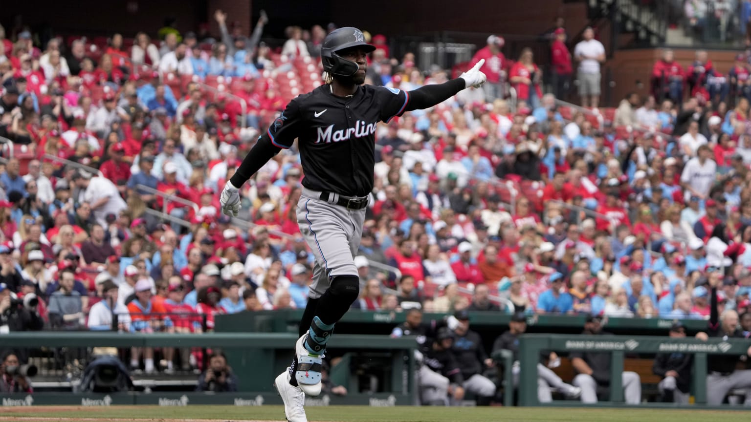 Nick Gordon's three-run home run (2) | 04/07/2024 | Miami Marlins