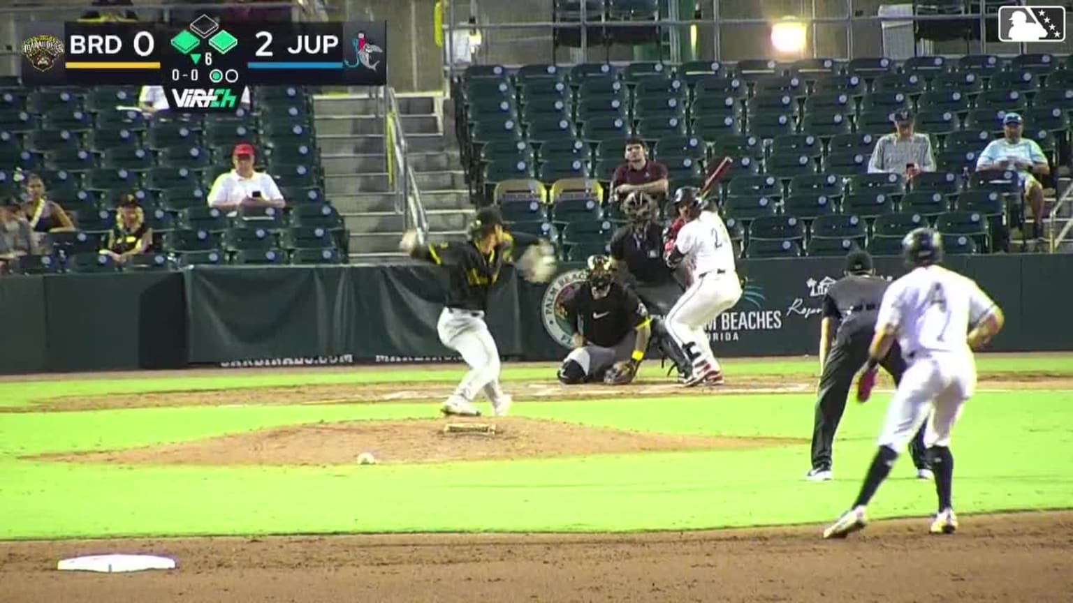 Luis Arana singles on a ground ball to center fielder Josh Tate. Yoffry ...