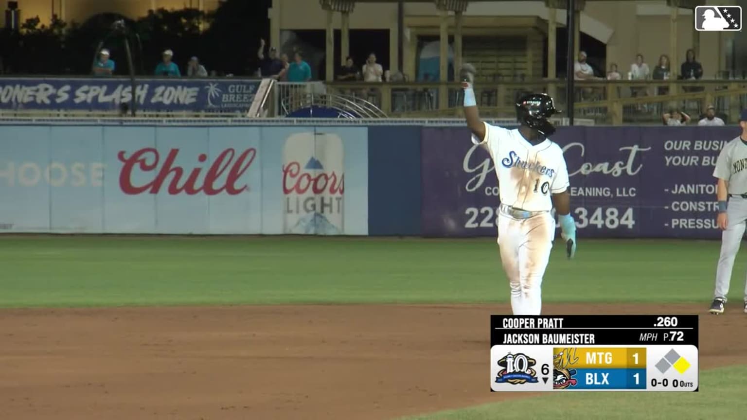 Cooper Pratt's two-run home run | 04/25/2025 | Milwaukee Brewers