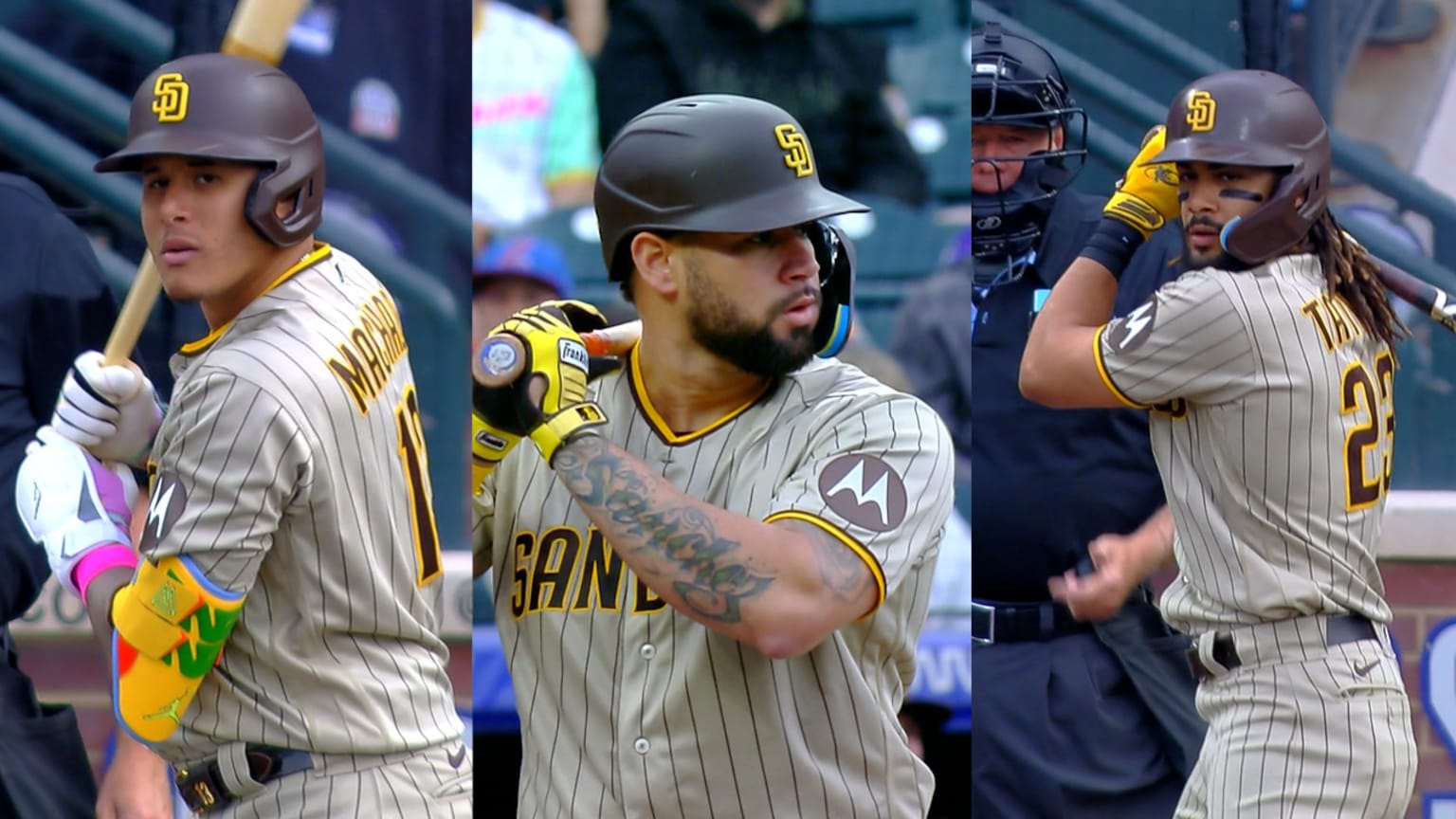 Padres slug five home runs in the 9-6 win vs. Rockies | 06/09/2023 ...