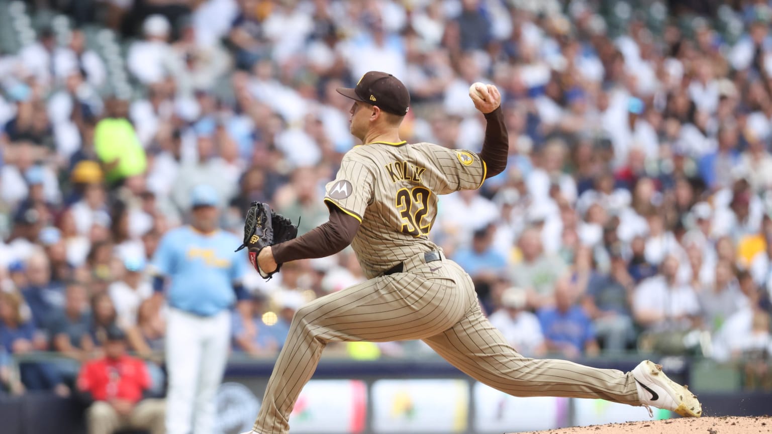 Stephen Kolek K's Brice Turang | 06/07/2025 | San Diego Padres