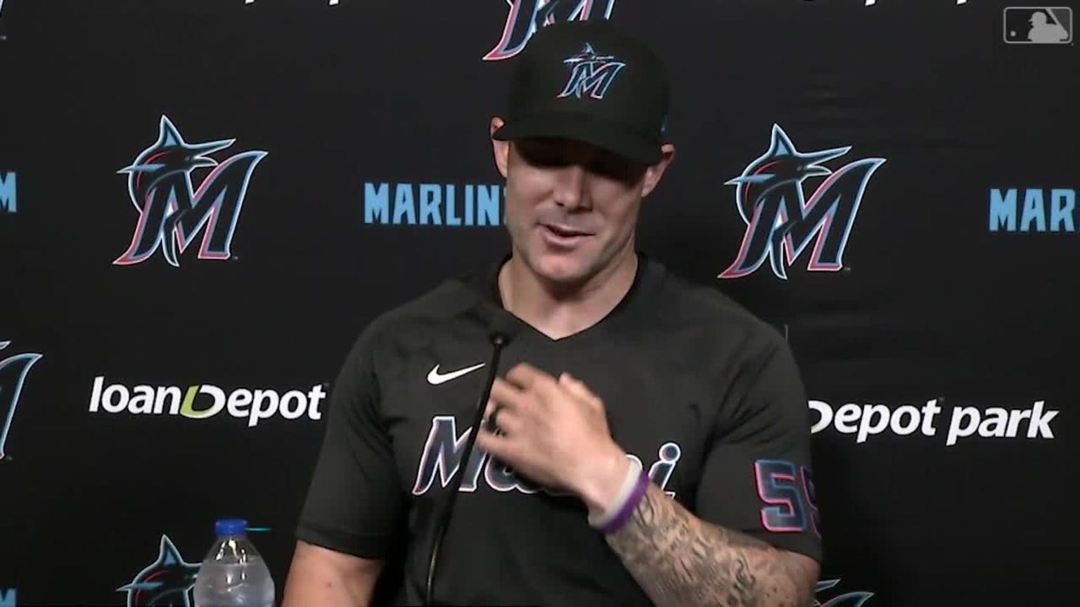 Marlins manager Skip Schumaker on 4-3 win over Giants | 04/17/2023 ...