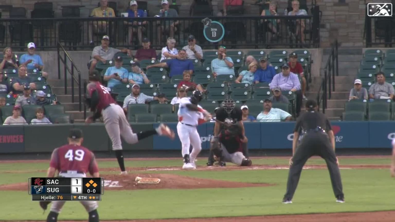 Quincy Hamilton's grand slam | 06/14/2023 | MLB.com