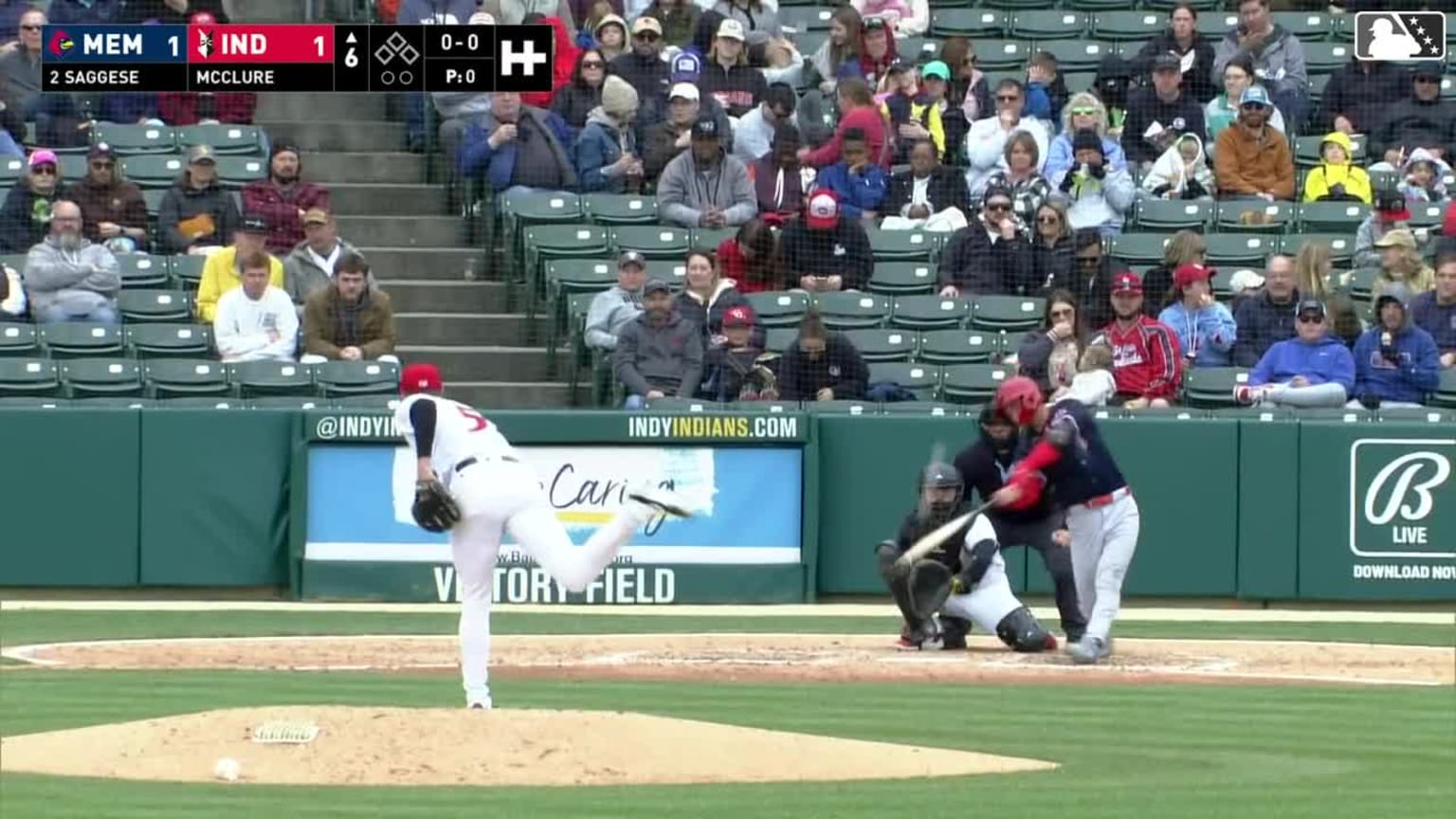 Thomas Saggese's first home run of 2024 | 04/07/2024 | St. Louis Cardinals