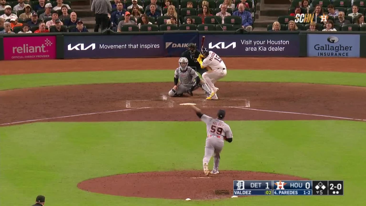 Raynel Delgado scores on passed ball | 06/16/2026 | Houston Astros