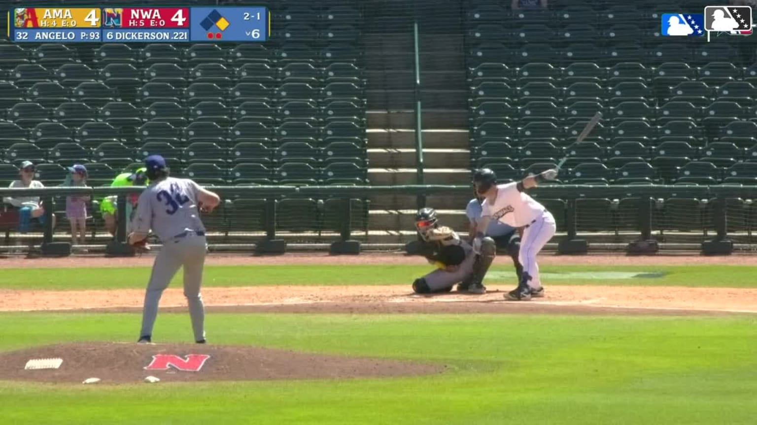 Roman Angelo's ninth strikeout of the game | 06/23/2025 | MLB.com