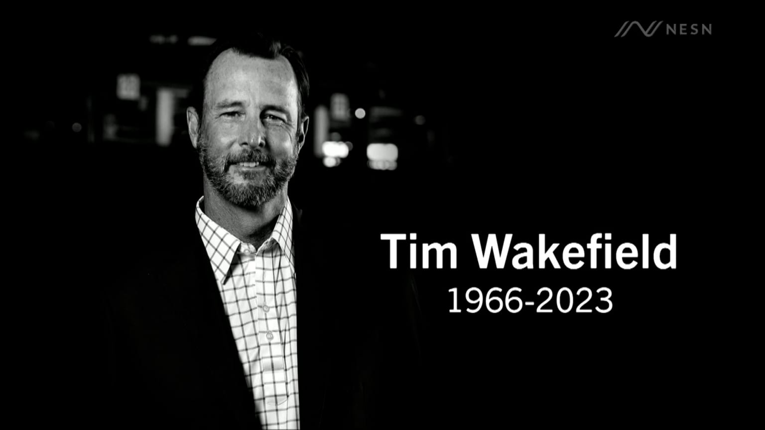 NESN broadcast honors Tim Wakefield before game | 02/23/2024 | Boston ...