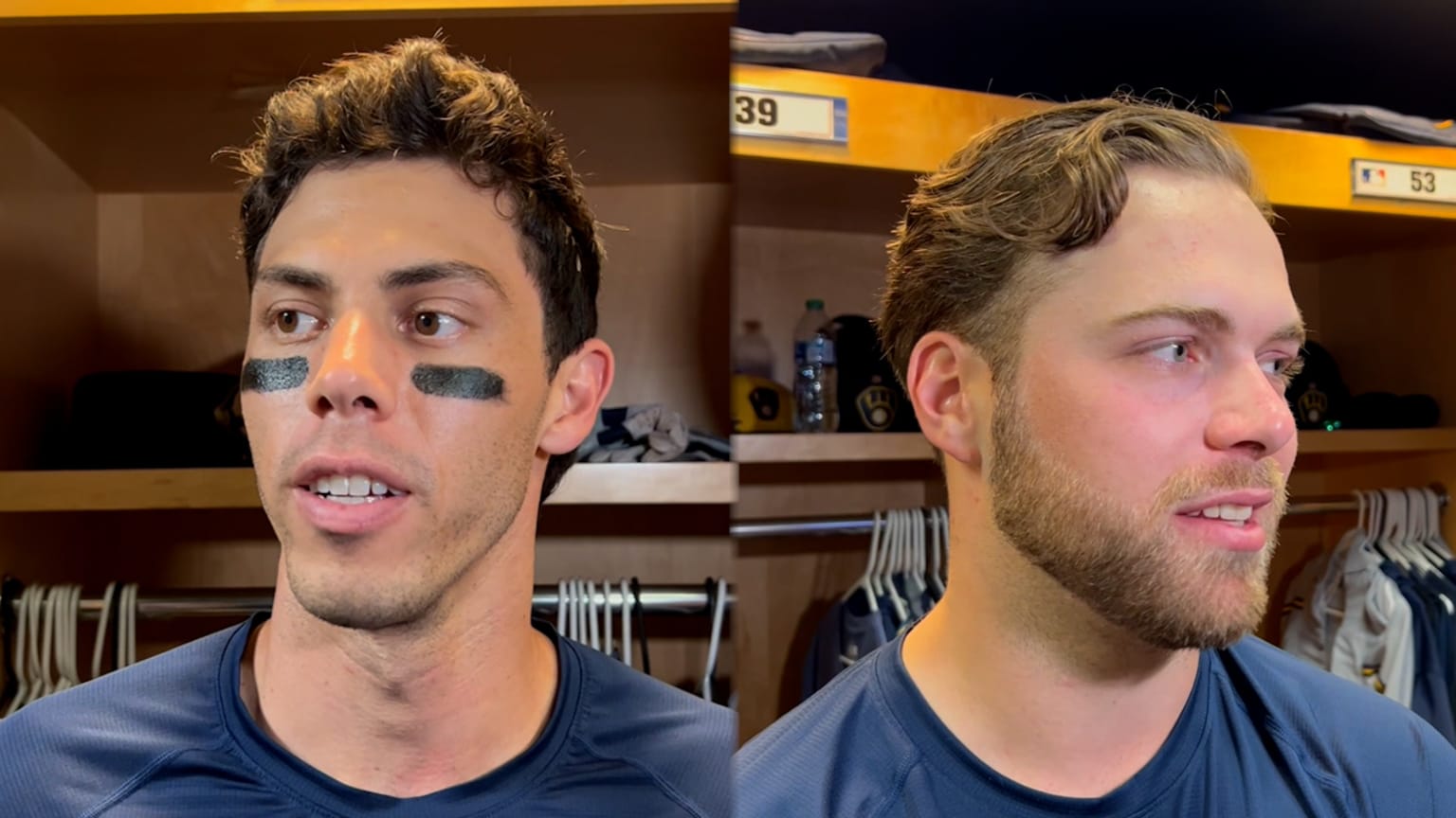 Corbin Burnes and Christian Yelich on the 11-8 win | 07/01/2023 ...