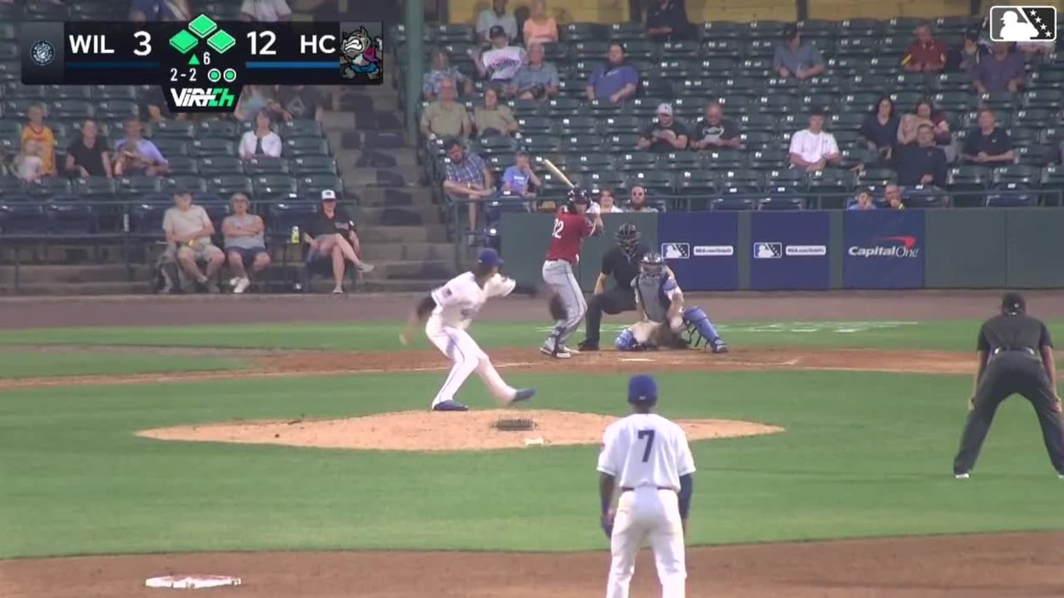 Brady Ebel singles on a ground ball to pitcher Keegan Zinn. Filippo Di ...