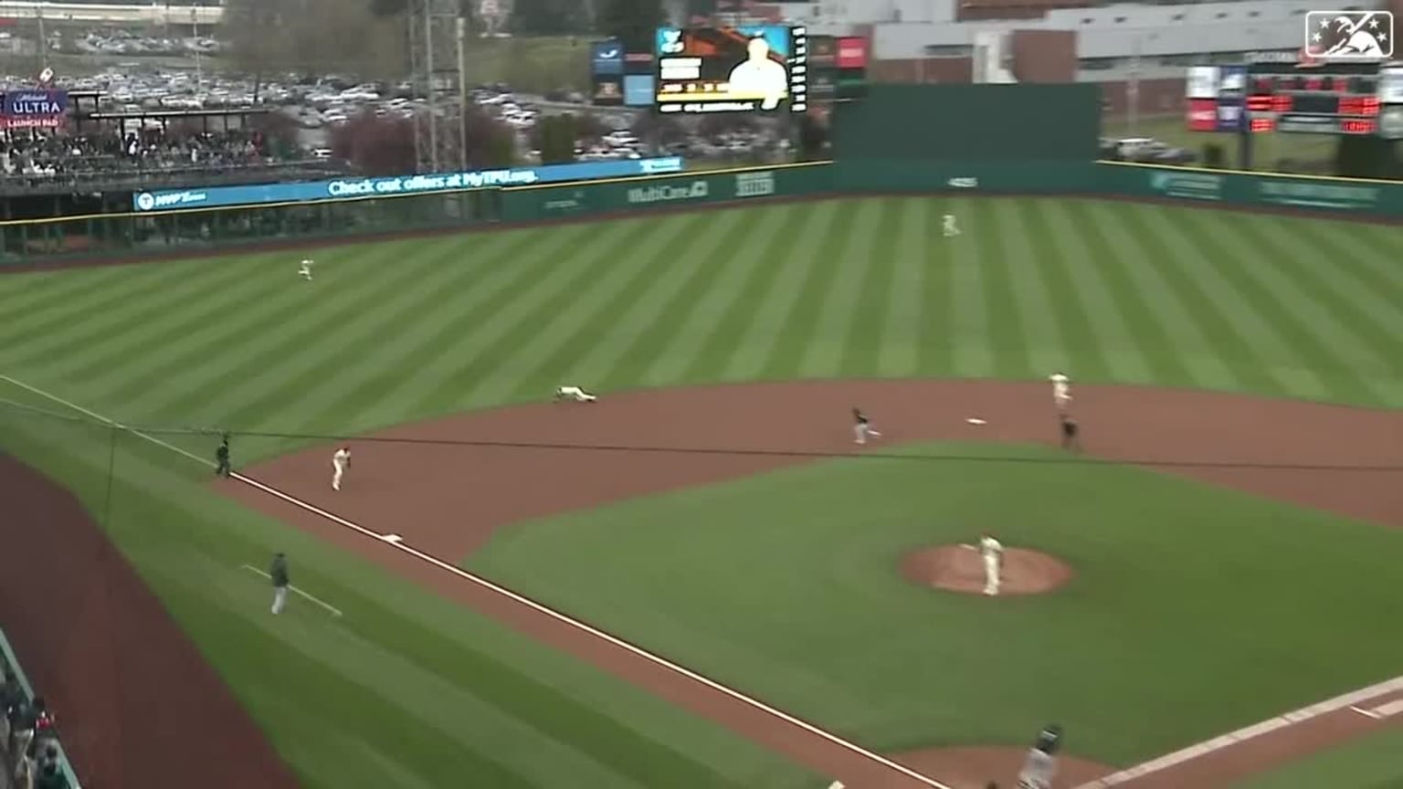 McCoy leaps for a stop then gets the runner at first | 04/23/2023 ...