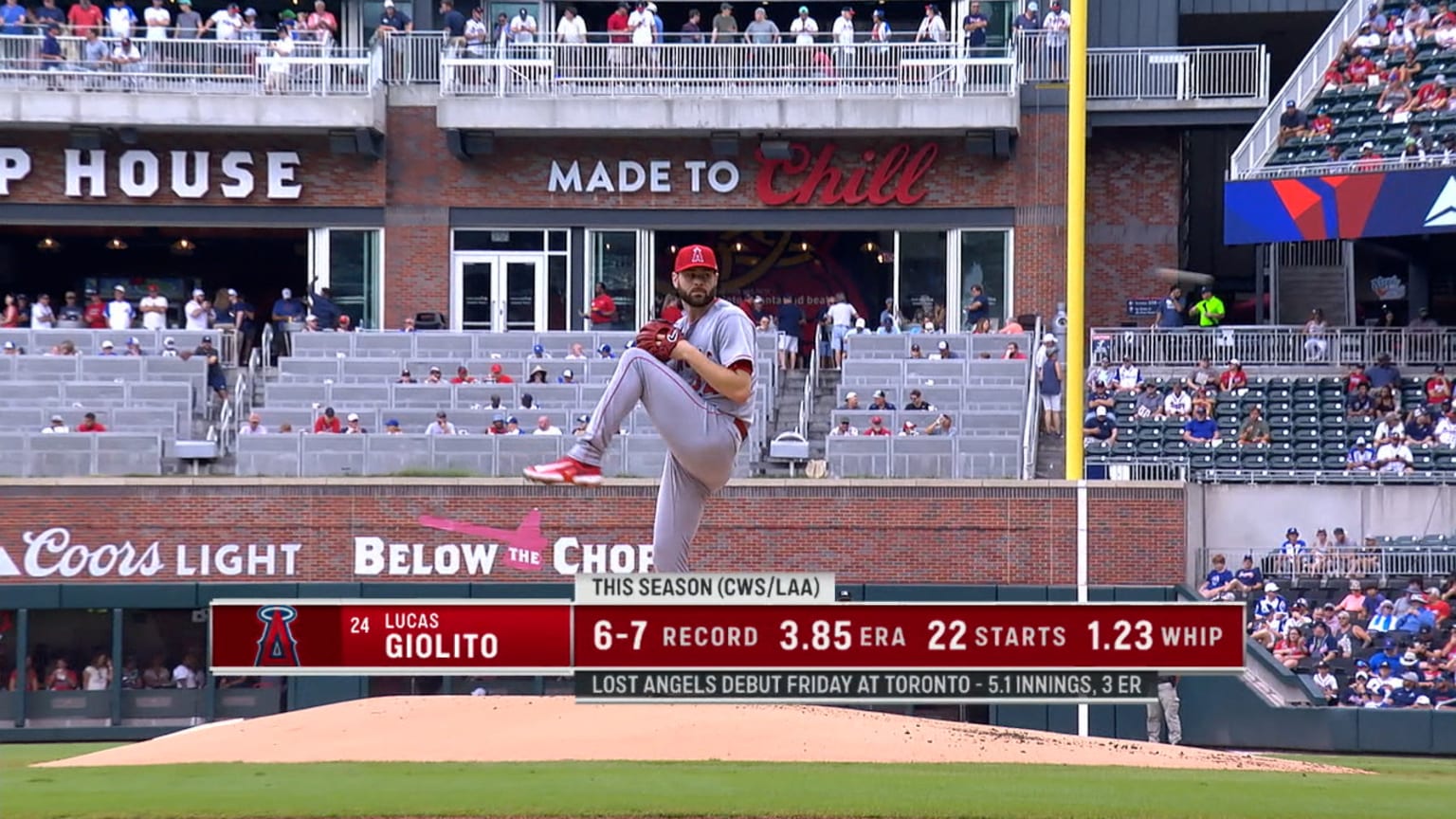 Lucas Giolito fans Austin Riley to end to the 1st | 08/02/2023 | Los ...