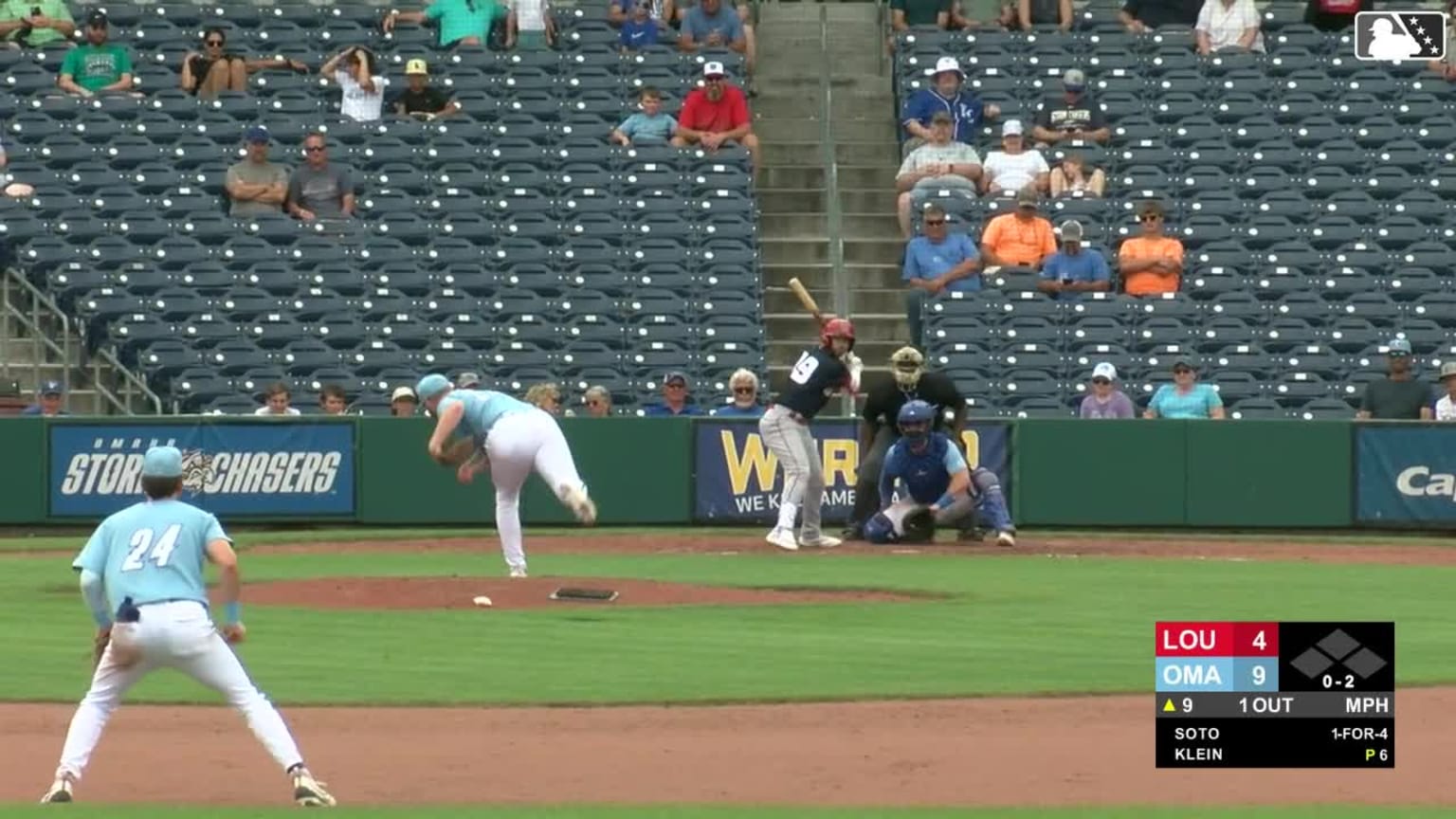 Will Klein's lone K in relief | 19/06/2024 | Los Mariners de Seattle