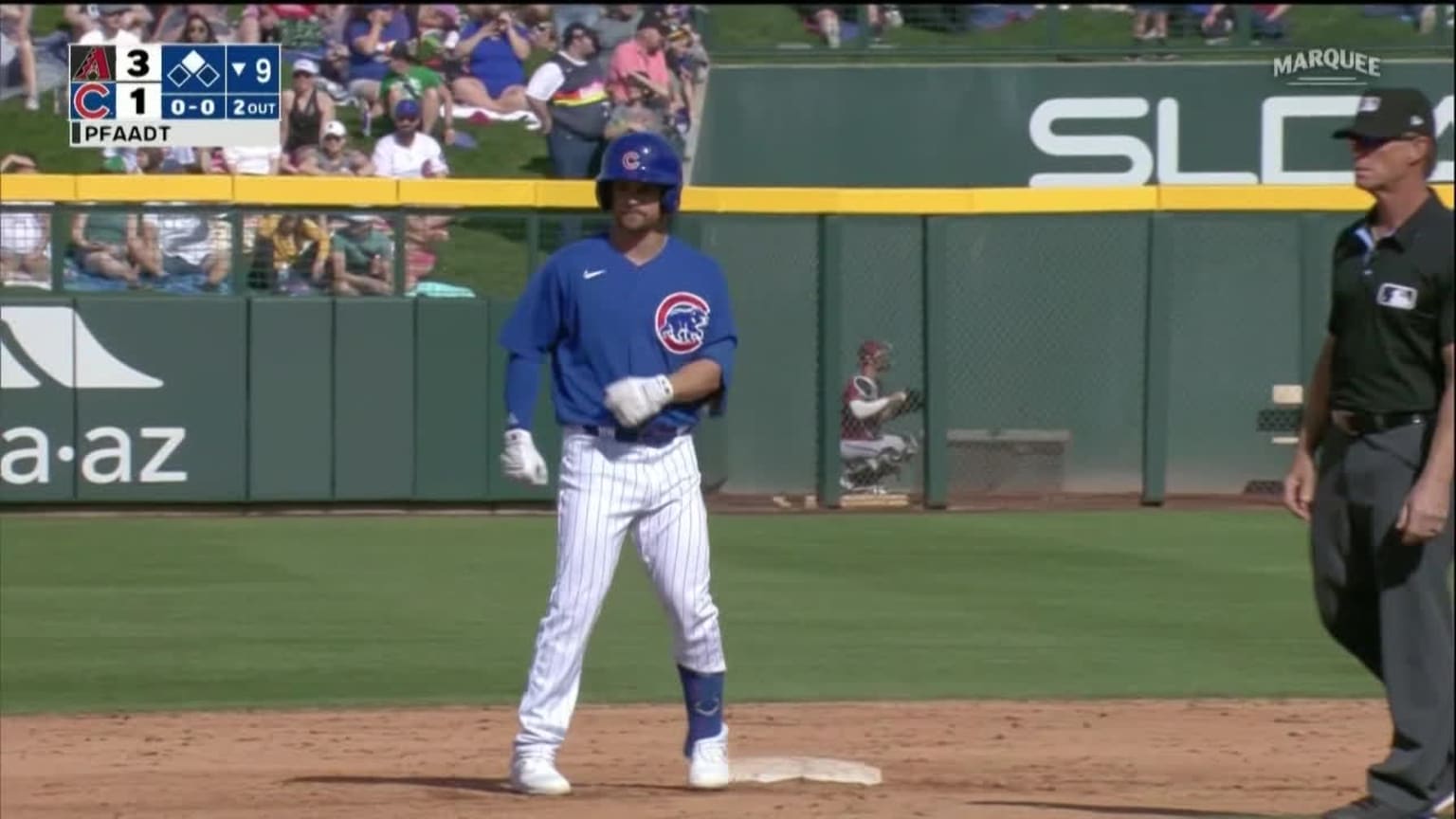Levi Jordan rips a double in the 9th | 03/16/2023 | Chicago Cubs