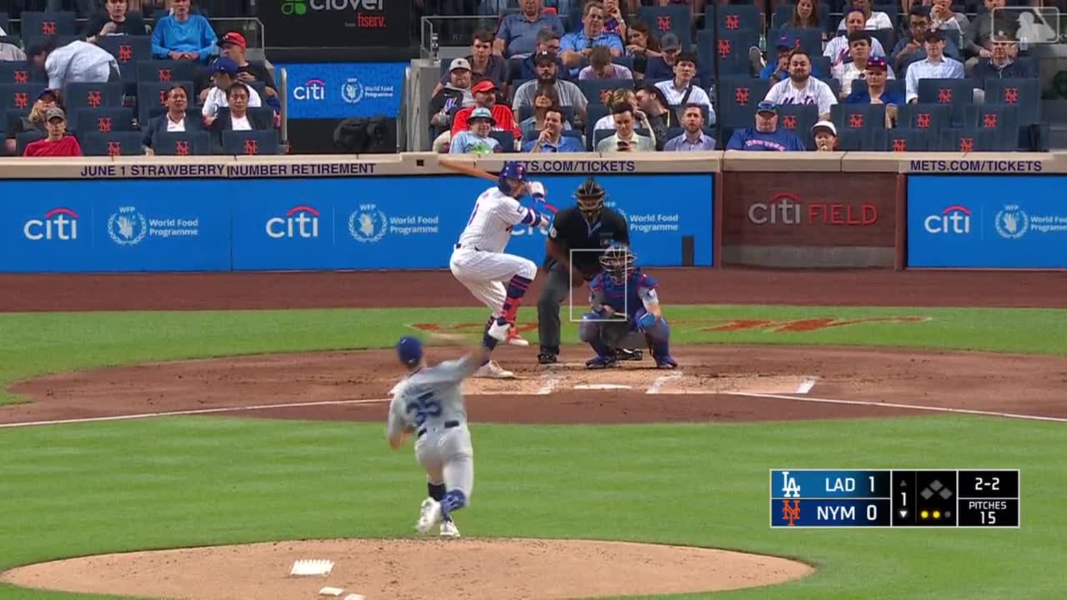Gavin Stone strikes out Brandon Nimmo | 05/28/2024 | Los Angeles Dodgers