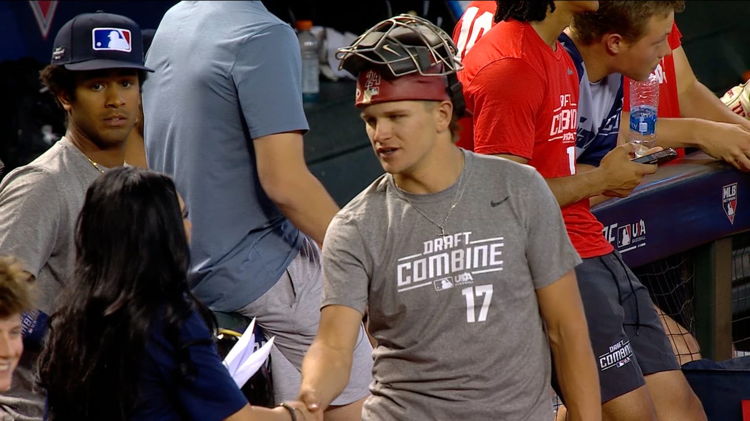 Cole Carrigg throws 100 mph at MLB Draft Combine | 06/21/2023 | Seattle ...
