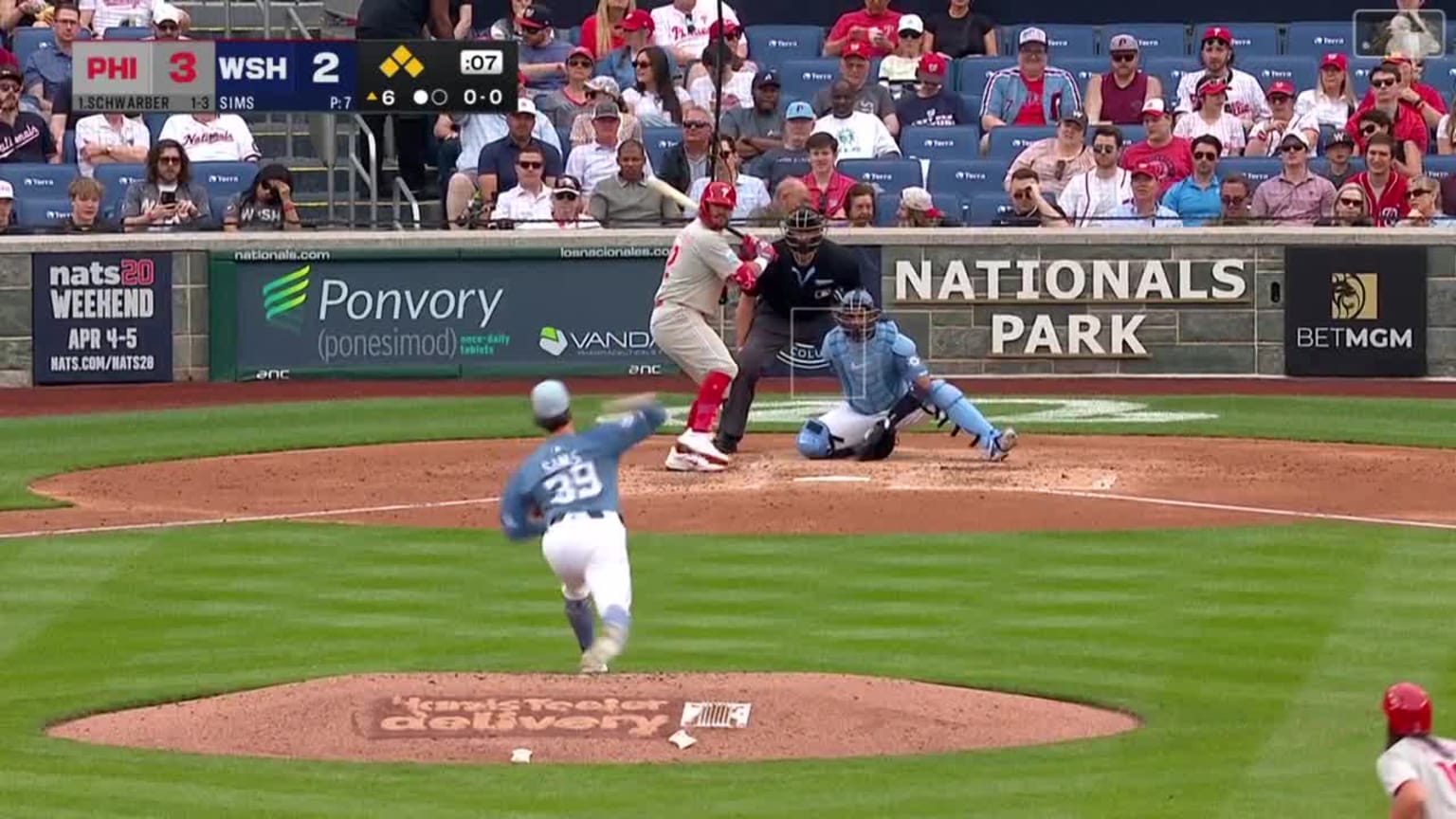 Bryson Stott scores on wild pitch | 03/29/2025 | Philadelphia Phillies