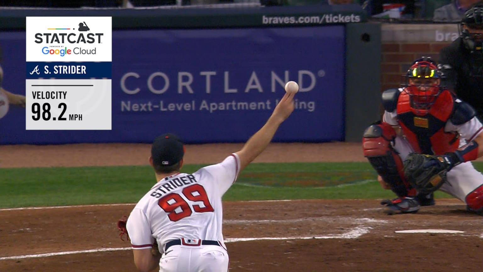 Spencer Strider hurls three K's at 98 mph | 04/24/2023 | Atlanta Braves