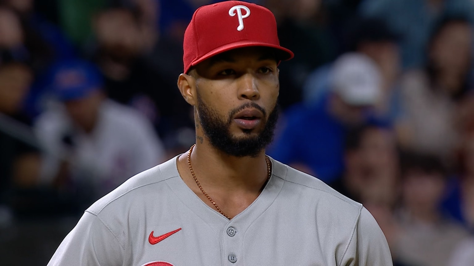 Cristopher Sánchez leaves start with forearm soreness | 04/22/2025 ...