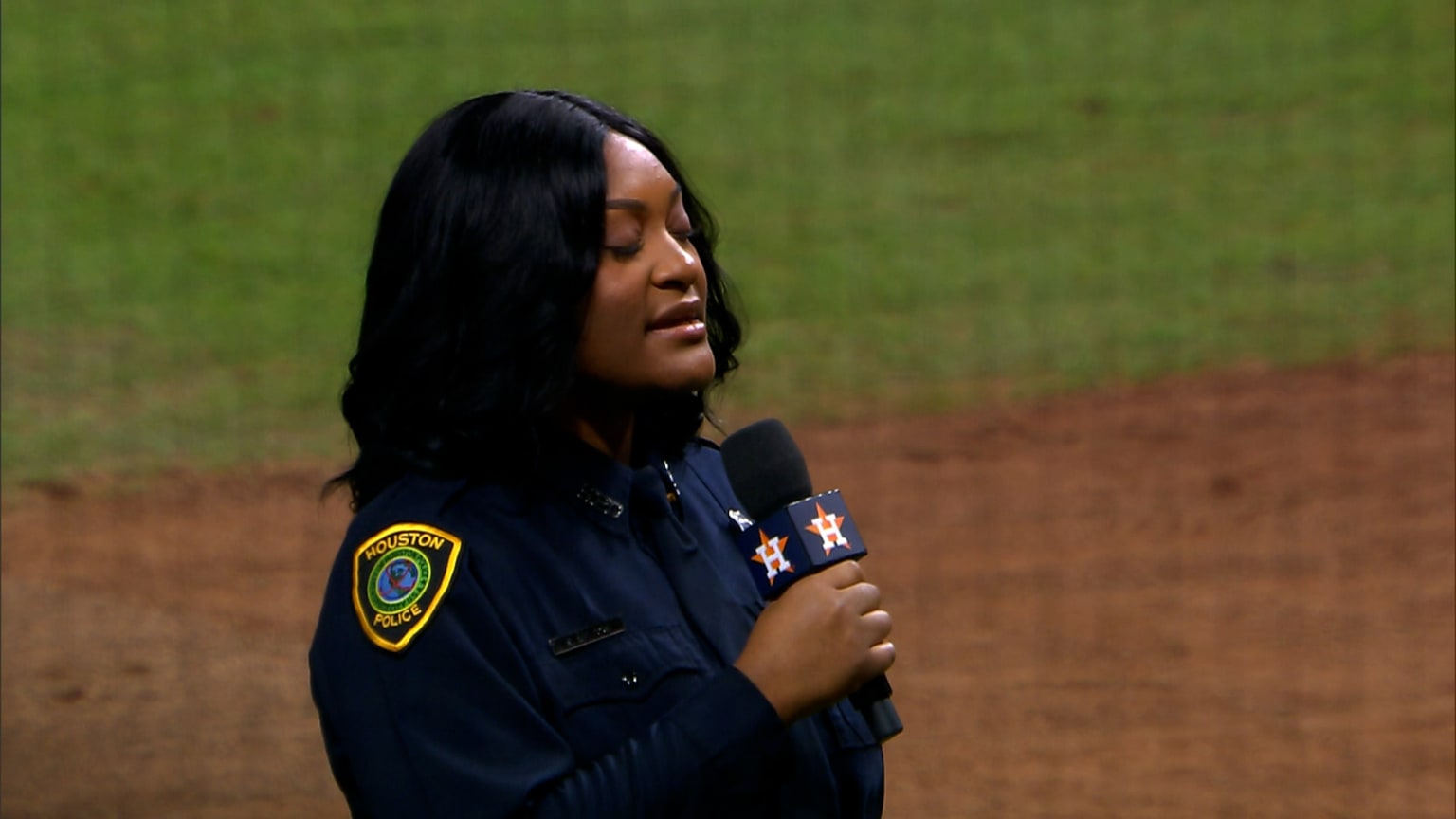 Astros reflect on 9/11 with national anthem | 09/11/2024 | Houston Astros