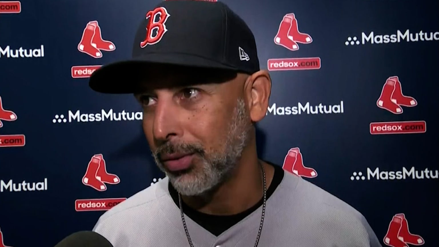 Alex Cora on David Hamilton's homer, team pitching | 04/16/2025 | MLB.com