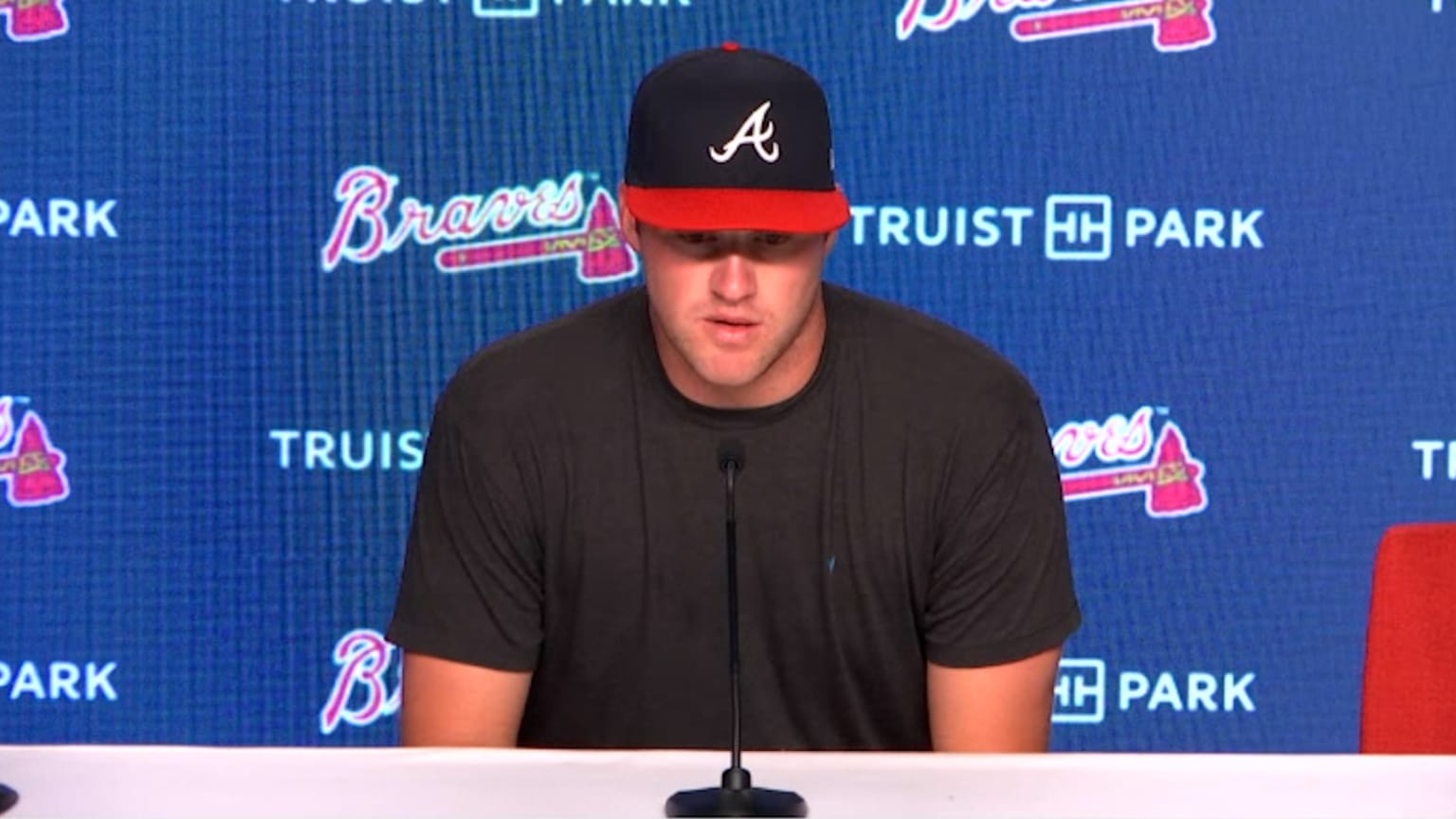 Bryce Elder discusses season debut, win | 04/22/2024 | Atlanta Braves