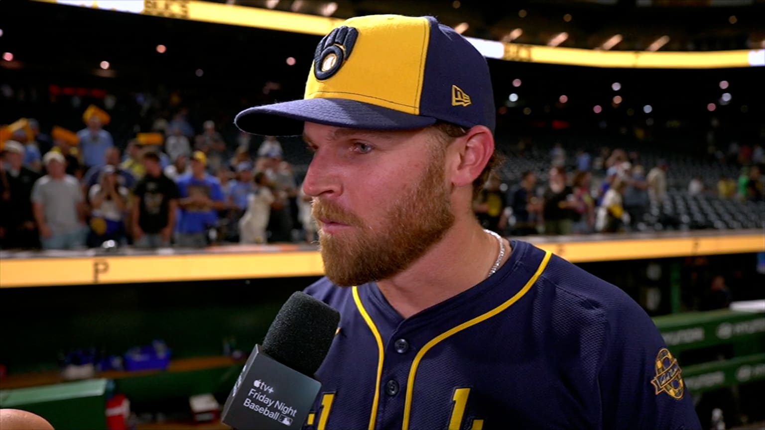 Jake Bauers discusses his two-run single after win | 09/05/2025 ...