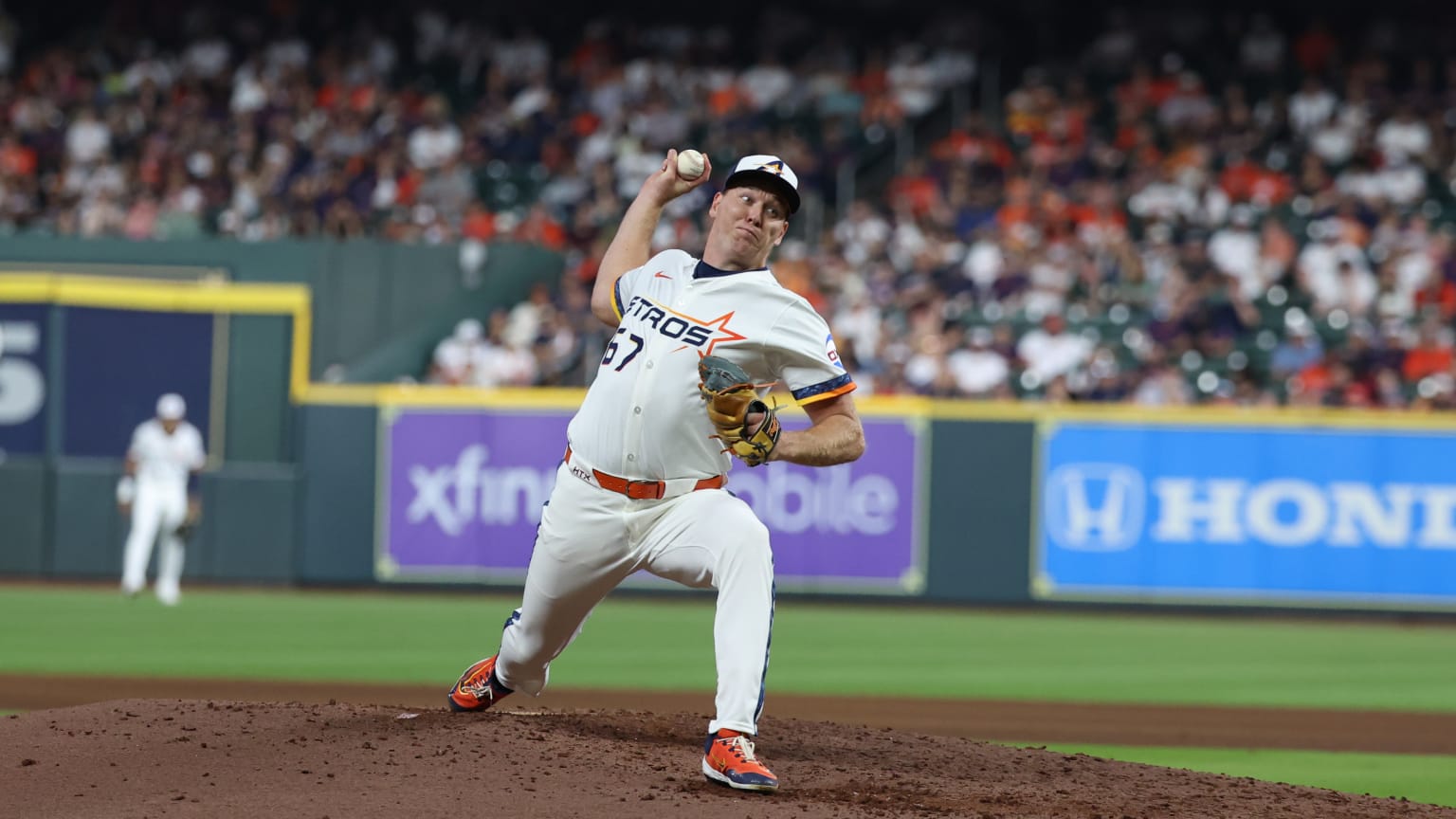Ryan Gusto records his first career strikeout | 03/31/2025 | Houston Astros