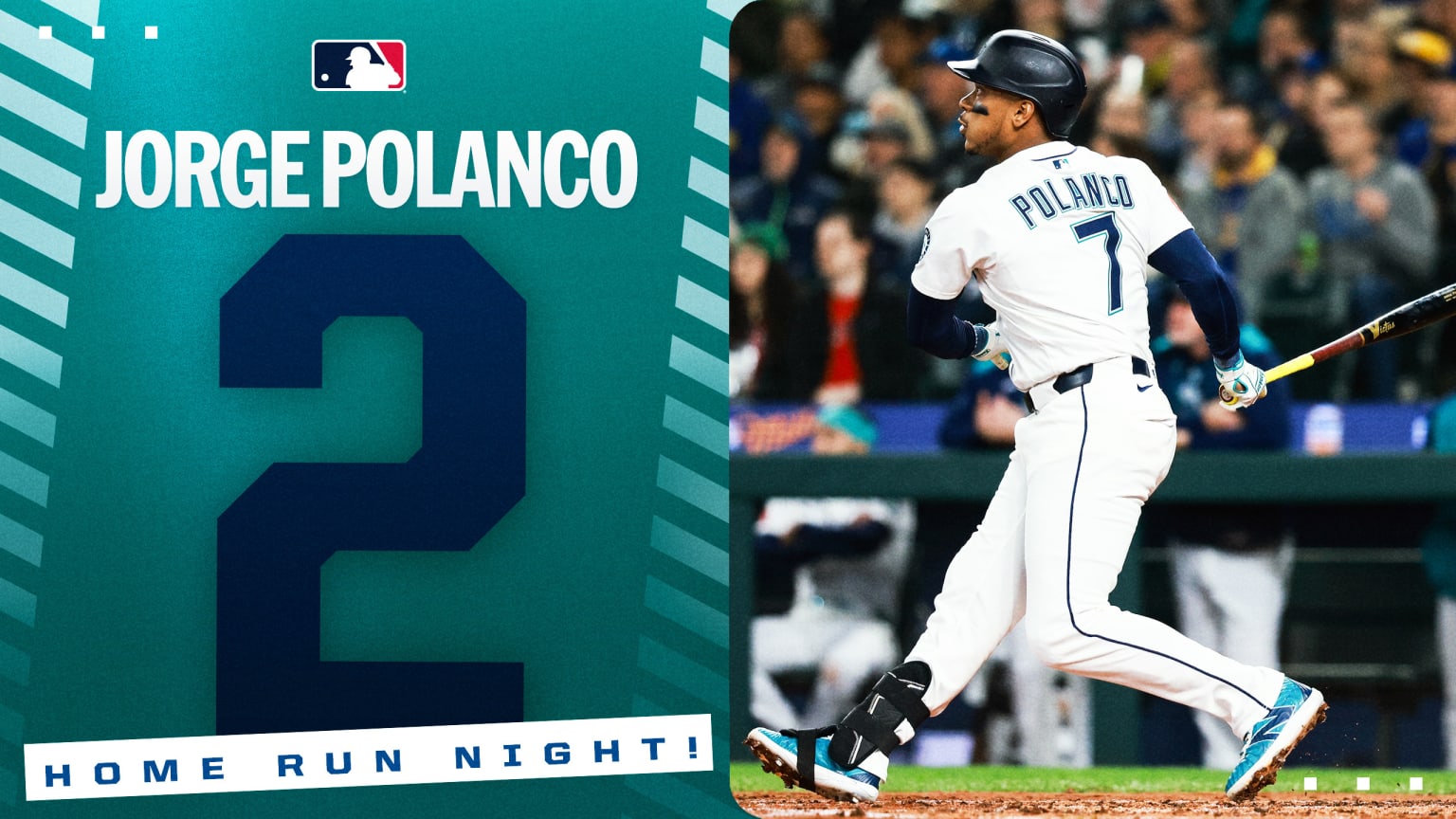 Jorge Polanco goes deep twice against the Angels | 04/29/2025 | Seattle ...