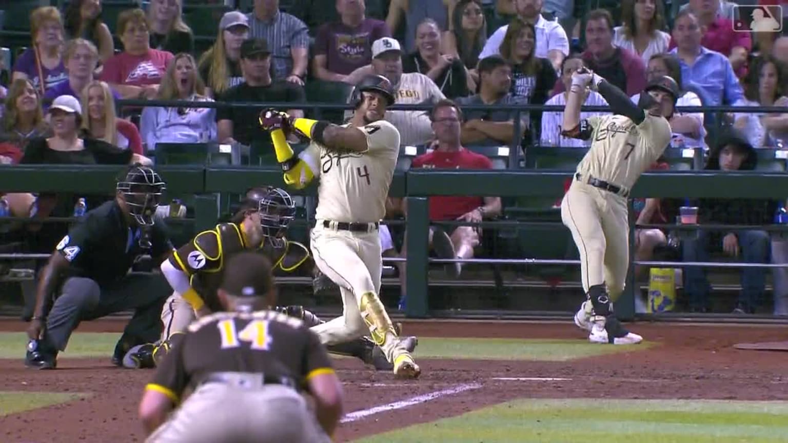 Marte gives the D-backs their 9th run of the game | 04/21/2023 ...