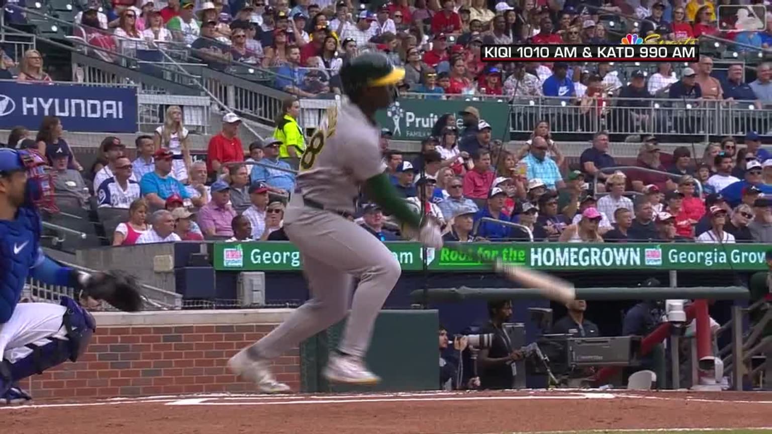 Daz Cameron pega doble remolcador en la 1ra | 01/06/2024 | Los Atléticos