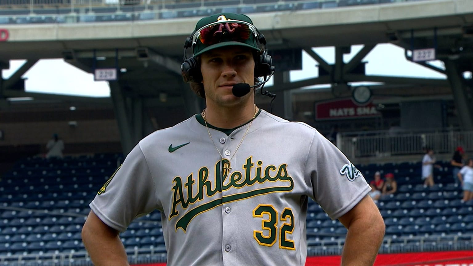 Colby Thomas on first MLB home run, more | 08/07/2025 | Athletics