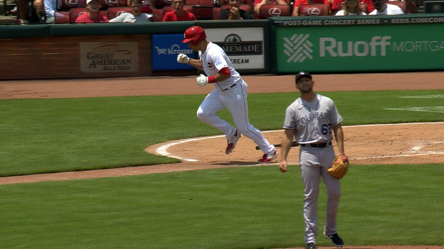 Luke Maile put Reds on the board with two-run single | 06/21/2023 ...