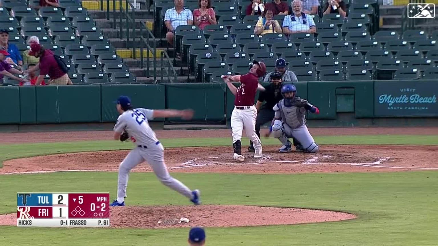 Nick Frasso fans his fifth batter in five frames | 08/16/2023 | MLB.com