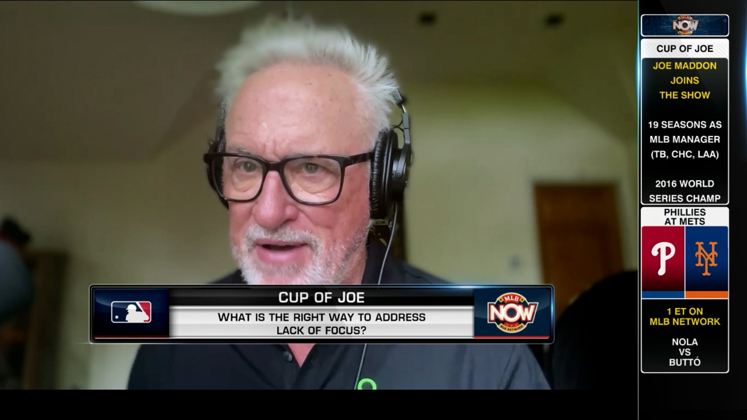Joe Maddon joins MLB Now to discuss managing teams | 05/14/2024 ...