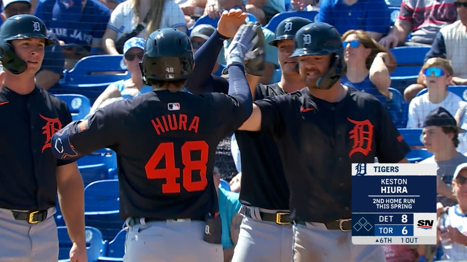 The Tigers score seven runs in the 6th inning | 03/15/2024 | Detroit Tigers