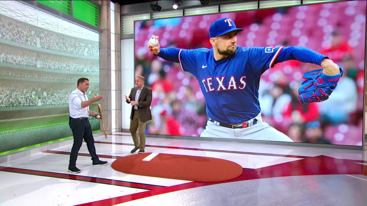 MLB Central Skybox on Nathan Eovaldi's splitter | 05/23/2023 | Texas ...