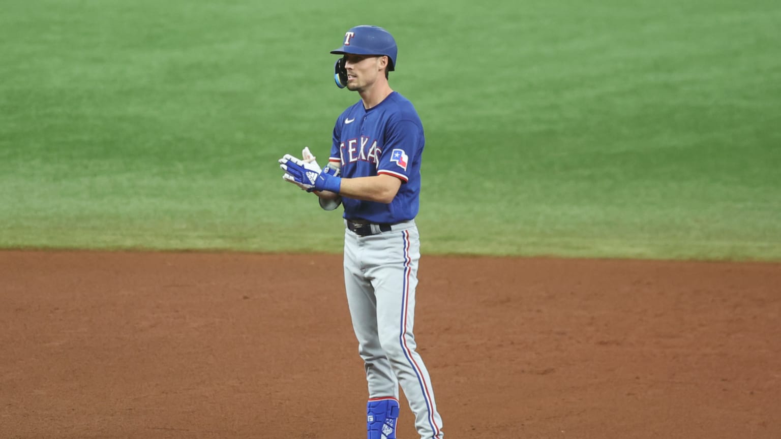 Evan Carter records two doubles and more in Game 1 | 10/03/2023 | Texas ...