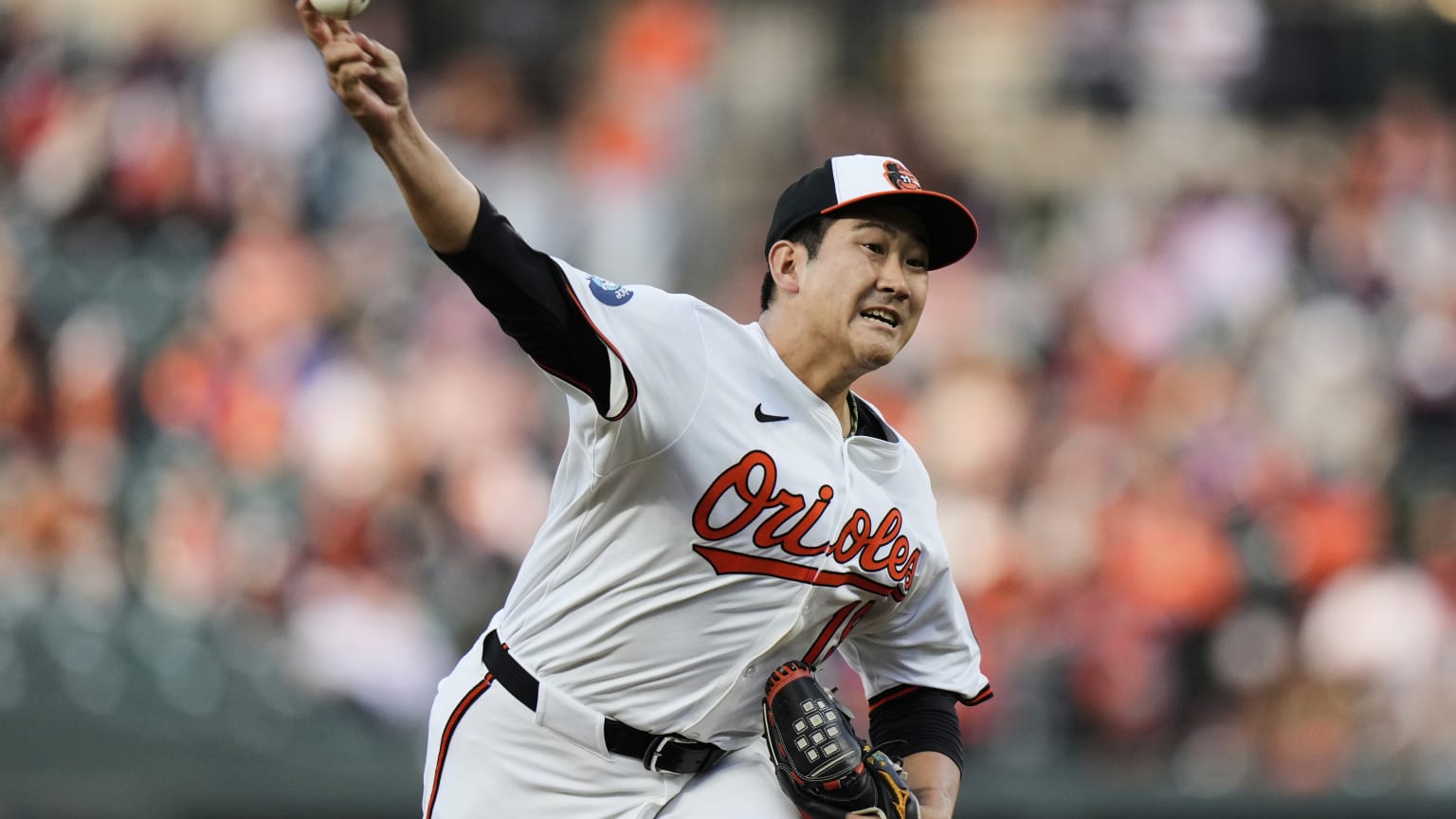 Tomoyuki Sugano strikes out Daniel Schneemann | 04/17/2025 | Baltimore ...