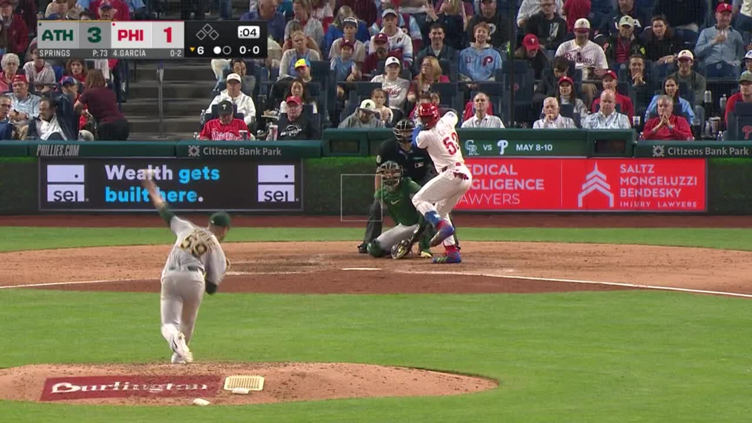 Bambinazo de Adolis García | 06/05/2026 | Los Phillies de Filadelfia