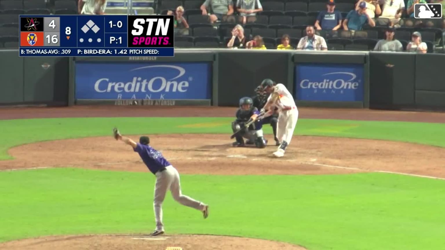 Colby Thomas' inside-the-park homer | 08/05/2024 | MLB.com