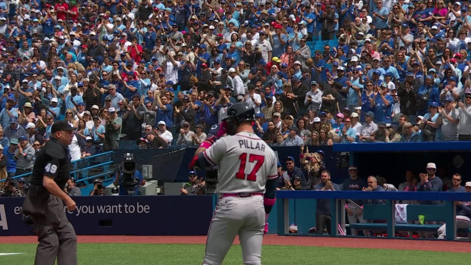 Kevin Pillar gets an ovation from the Blue Jays fans | 05/14/2023 ...