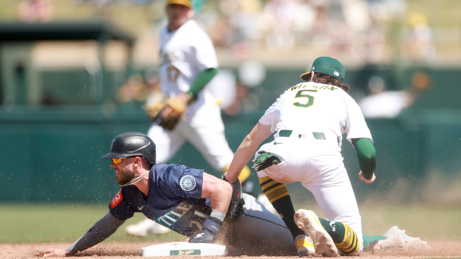 Miles Mastrobuoni steals second after review | 05/07/2025 | Seattle ...