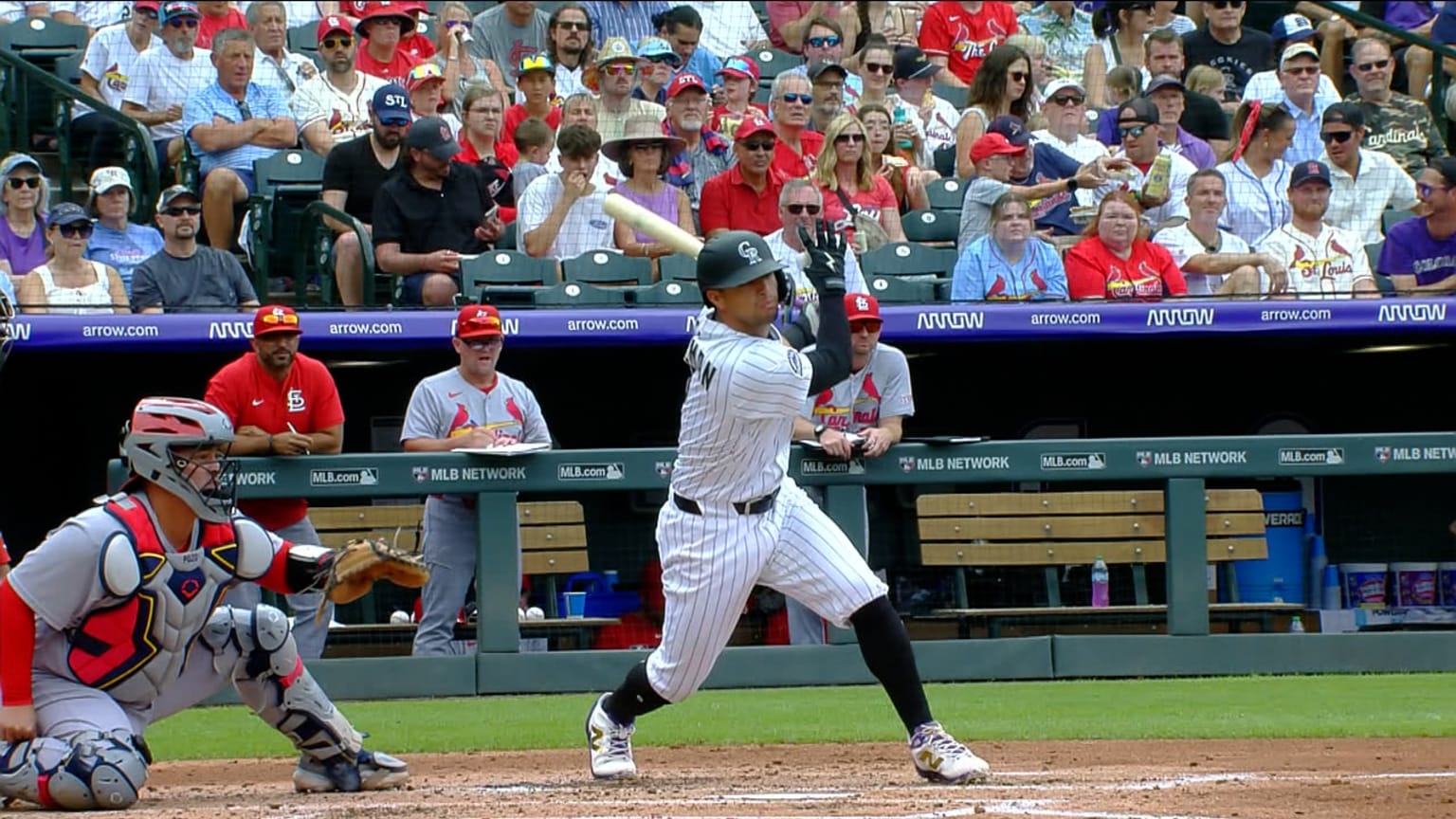 Tyler Freeman's run-scoring single | 07/23/2025 | Colorado Rockies