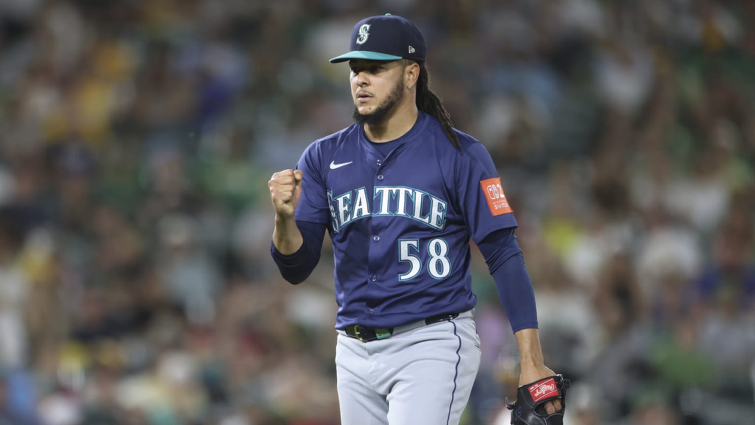 Luis Castillo strikes out four against the A's | 07/28/2025 | Seattle ...