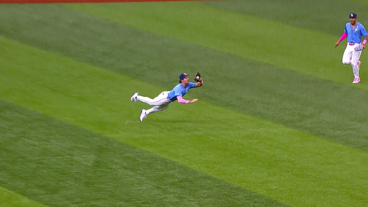 Jonny DeLuca makes a sensational diving catch | 05/12/2024 | Tampa Bay Rays