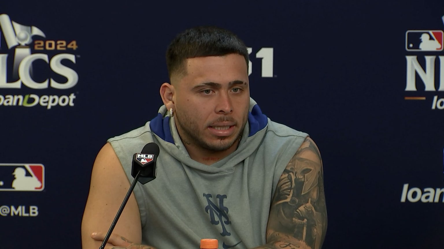 Francisco Álvarez sobre su bateo | 17/10/2024 | Los Mets de Nueva York