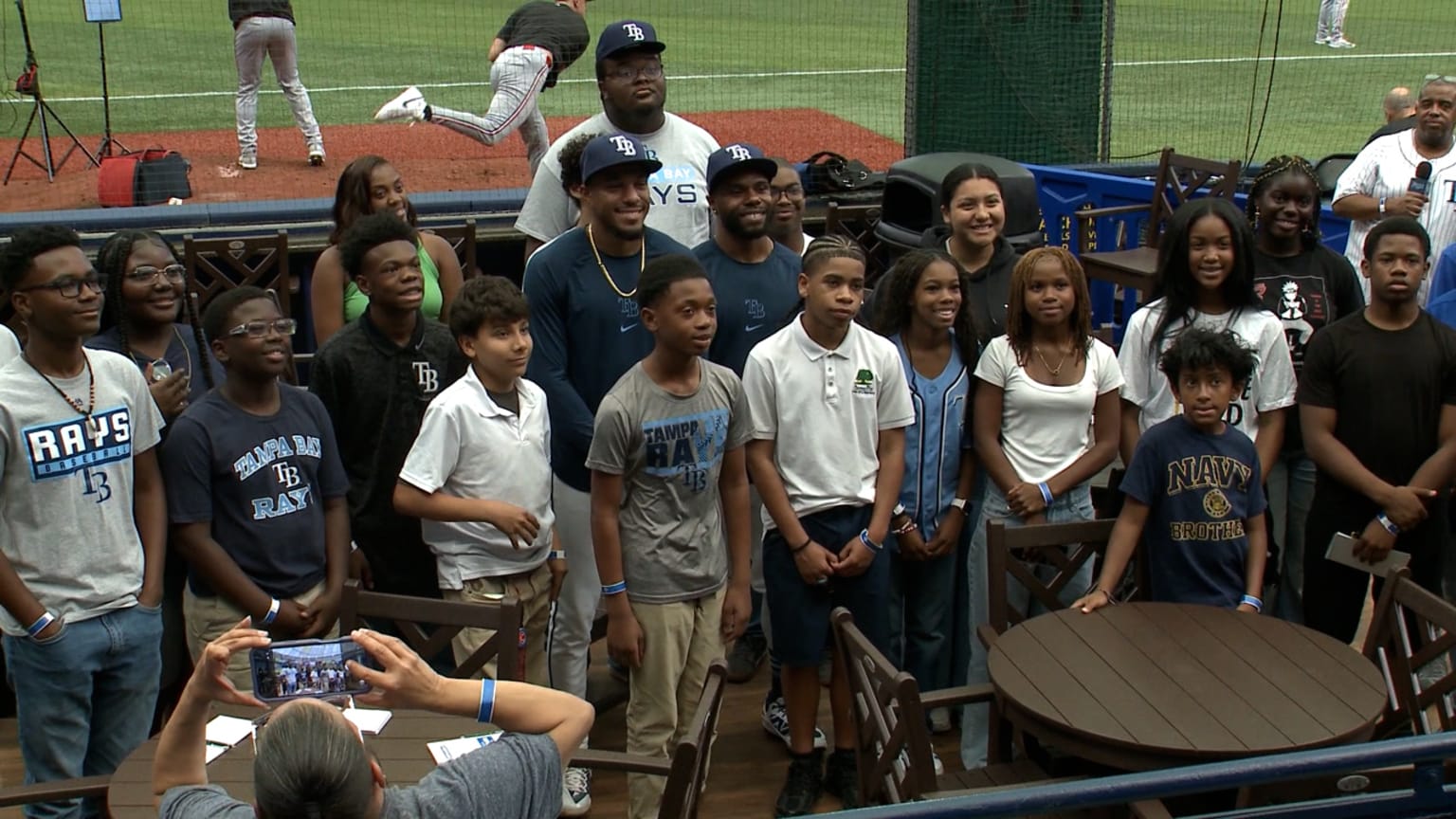 Rays celebrate Jackie Robinson Day with youth event | 04/25/2026 | MLB.com