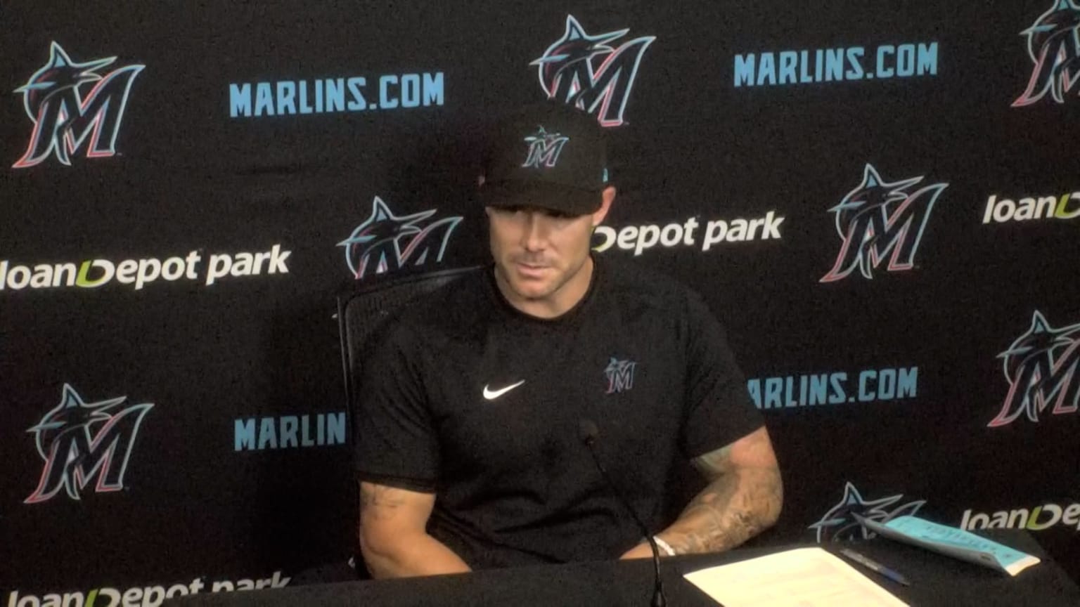 Skip Schumaker talks the comeback win over Yankees | 08/13/2023 | Miami ...